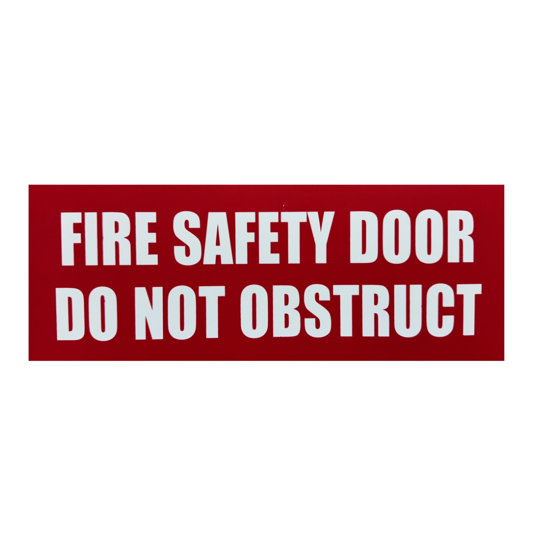 Fire Door Safety Signs – Doorpac Australia