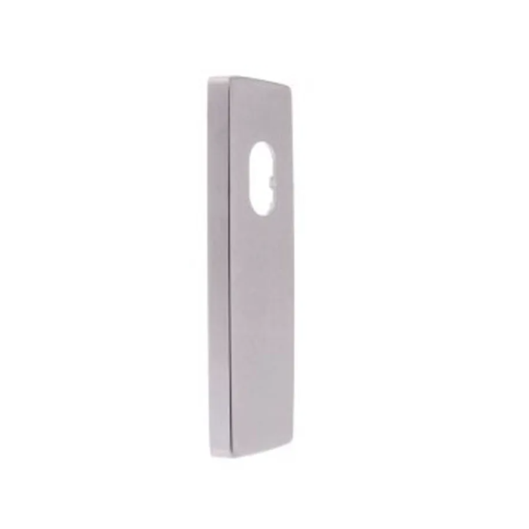 Lockwood 1800 External Plate with Cylinder Hole Only - Satin Chrome ...