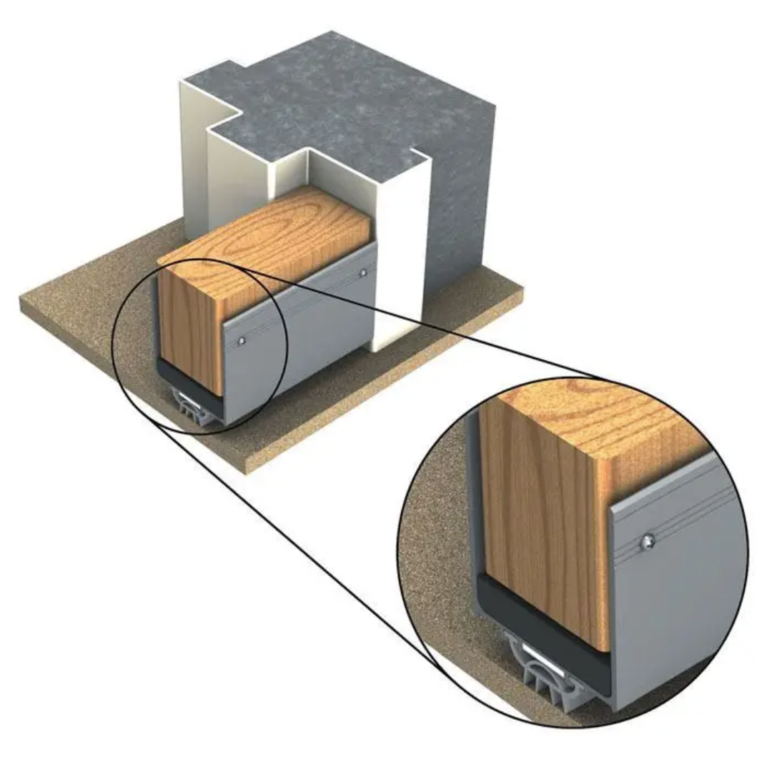 Kilargo FDBU60 Retrofit Intumescent 37mm Fire Door Bottom Upgrade Seal ...