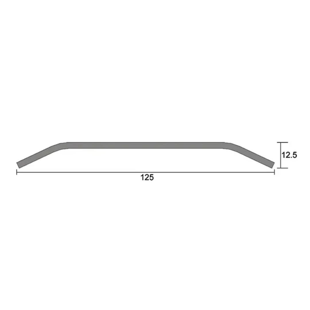 Kilargo IS4065s 125mm heavy duty Stainless Steel Threshold Plate ...