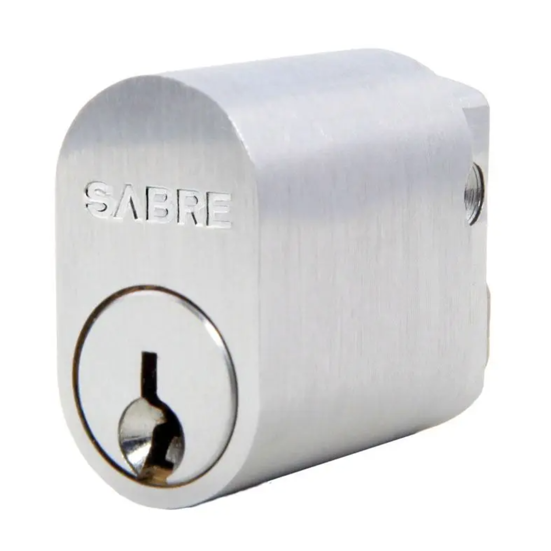 SABRE Oval Cylinder with Cam - Keyed #1 – Doorpac Australia