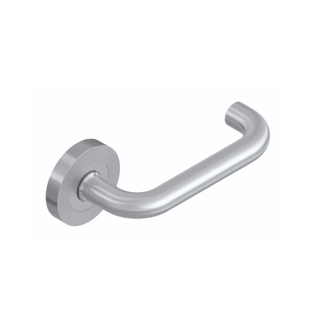 SABRE R53 Series H01 Lever on 53mm Round Rose - Satin Stainless Steel ...
