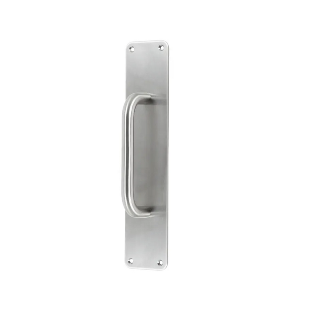 SABRE 300x65mm Pull Plate Visible Fix With 150mm D Pull Handle - Satin ...