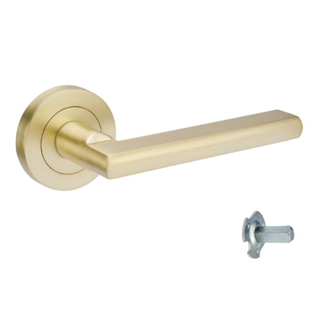 Zanda Epic Dummy Set - Satin Brass – Doorpac Australia
